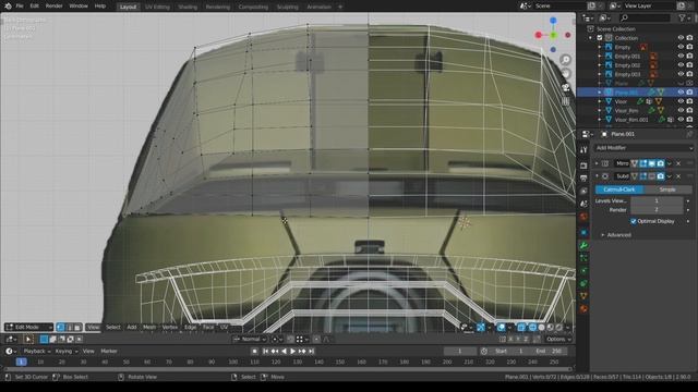 Blender - EP2 ｜ Master Chief Helmet Modelling Tutorial