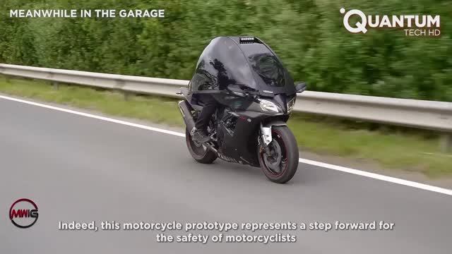 КТО БЫ МОГ ПОДУМАТЬ!!! Мотоцикл с системой антидождь!!!!