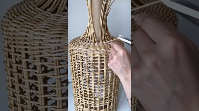 Плетем вазу 3