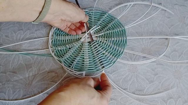 Плетение весенней корзинки 1