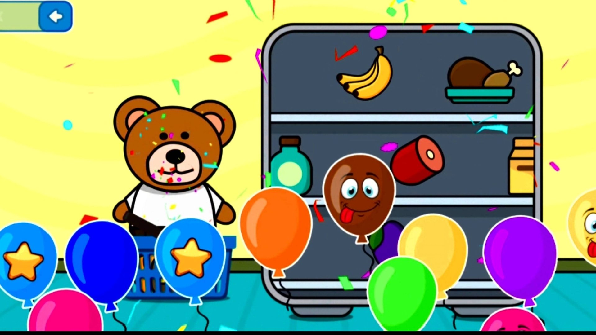 Учим фрукты и овощи с малышами/ развивающий мультфильм для детей/ смотреть мультфильм про продукты