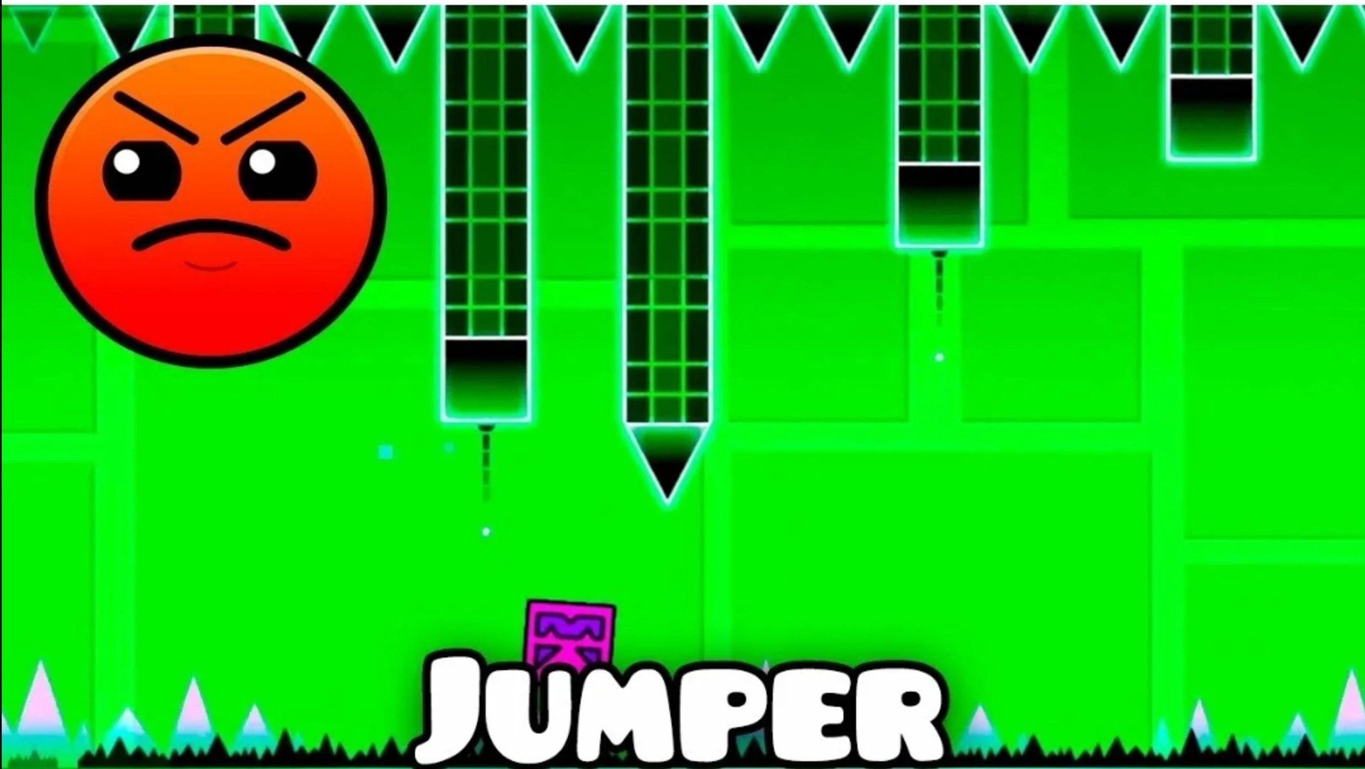 Прохождение уровня "Jumper". 3 coins. Geometry dash.