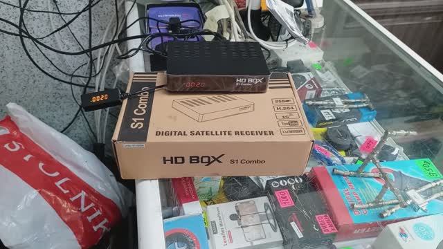 Тест-обзор ресивера HD BOX S1 Combo DVB S2 + DVB T2  Бесплатные каналы.