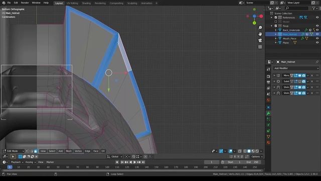 Blender - EP16 ｜ Master Chief Helmet Modelling Tutorial