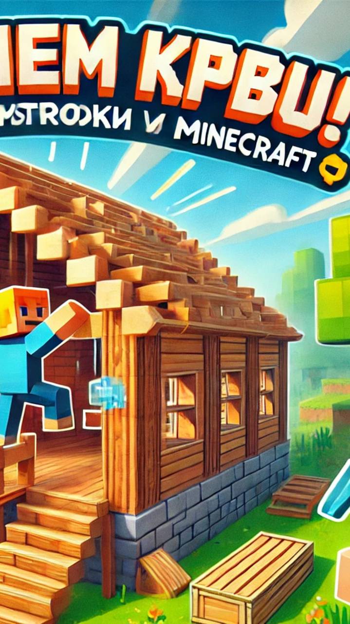 🏠 Достраиваем крышу! Завершаем пристройку в Minecraft ⛏️✨