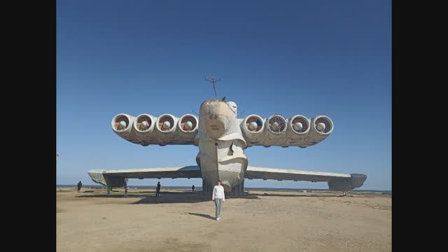 Экраноплан Лунь. Дербент. Дагестан. https://t.me/mir_glazami_idushego
