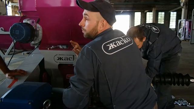 Инструктаж по запуску пресс-экструдера ПЭ-900 [2019]