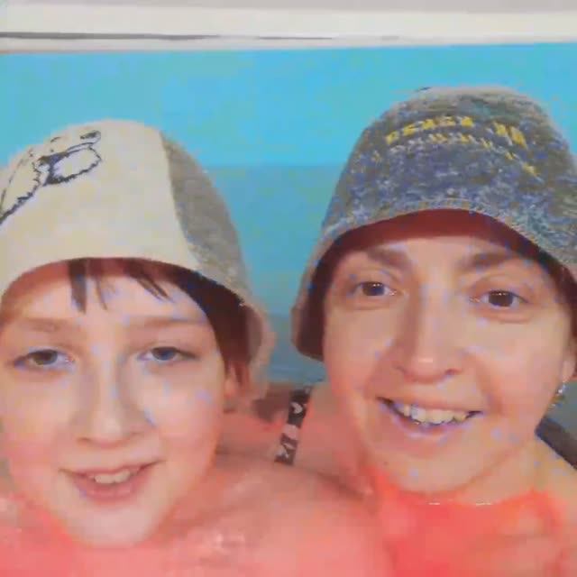 "Вода +38°С, морозный воздух!" Отзыв о термальном бассейне на курорте "Русь"