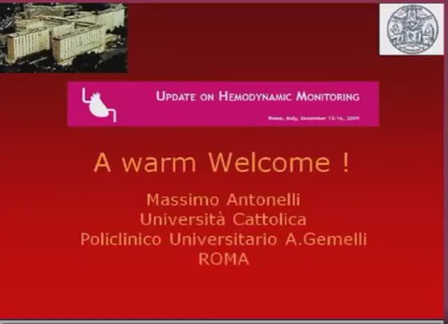 1 Wellcome Antonelli M (2009)