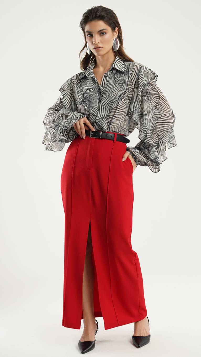 🔥 MUST HAVE этого сезона красная юбка