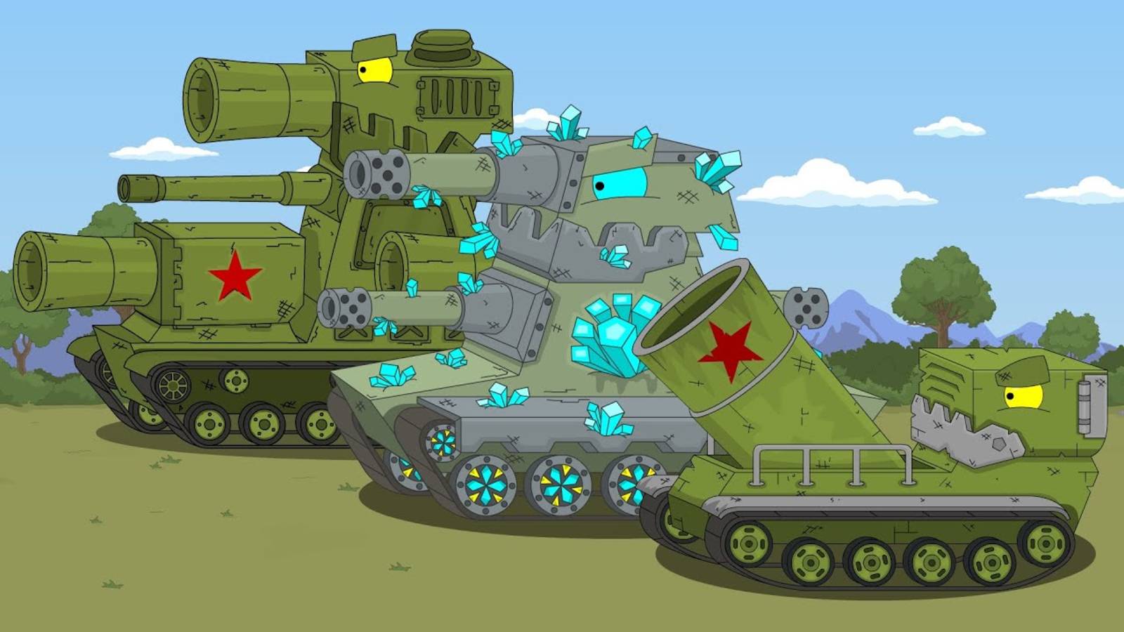 Стальные монстры + Магия - Мультики про танки