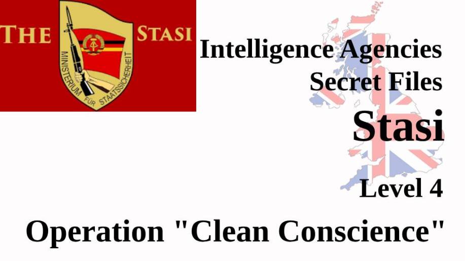 Stasi: Operation Clean Conscience