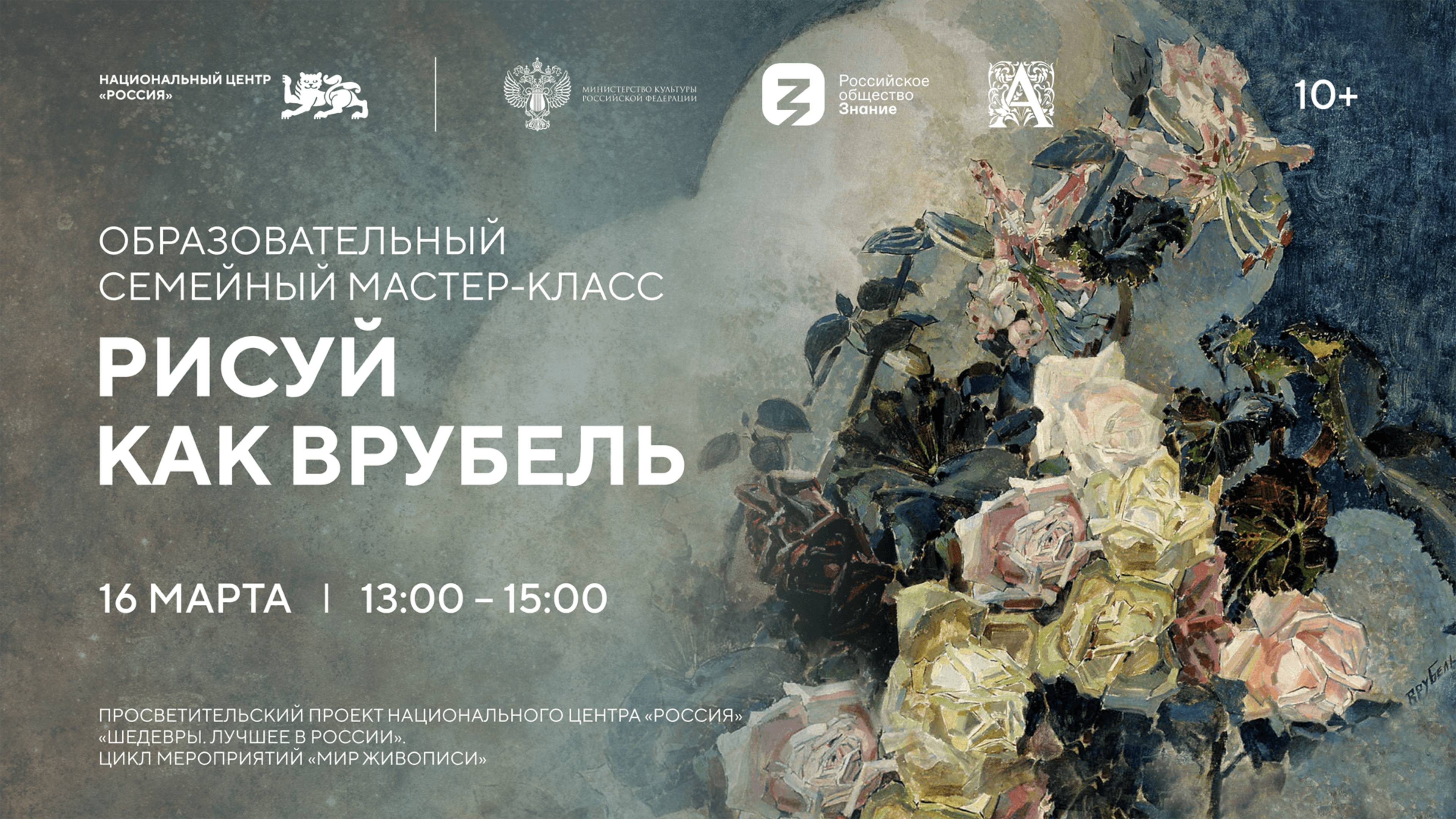 Создай шедевр в стиле Врубеля: яркий мастер-класс для всей семьи