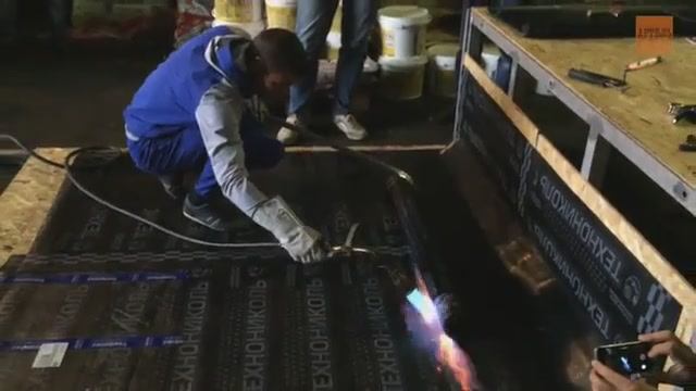 Правильное наплавление кровельного материала - мастер-класс от ТЕХНОНИКОЛЬ