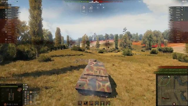 ЛБЗ ТТ-15 на т55а.Заблокировано бронёй- 13430 урона.