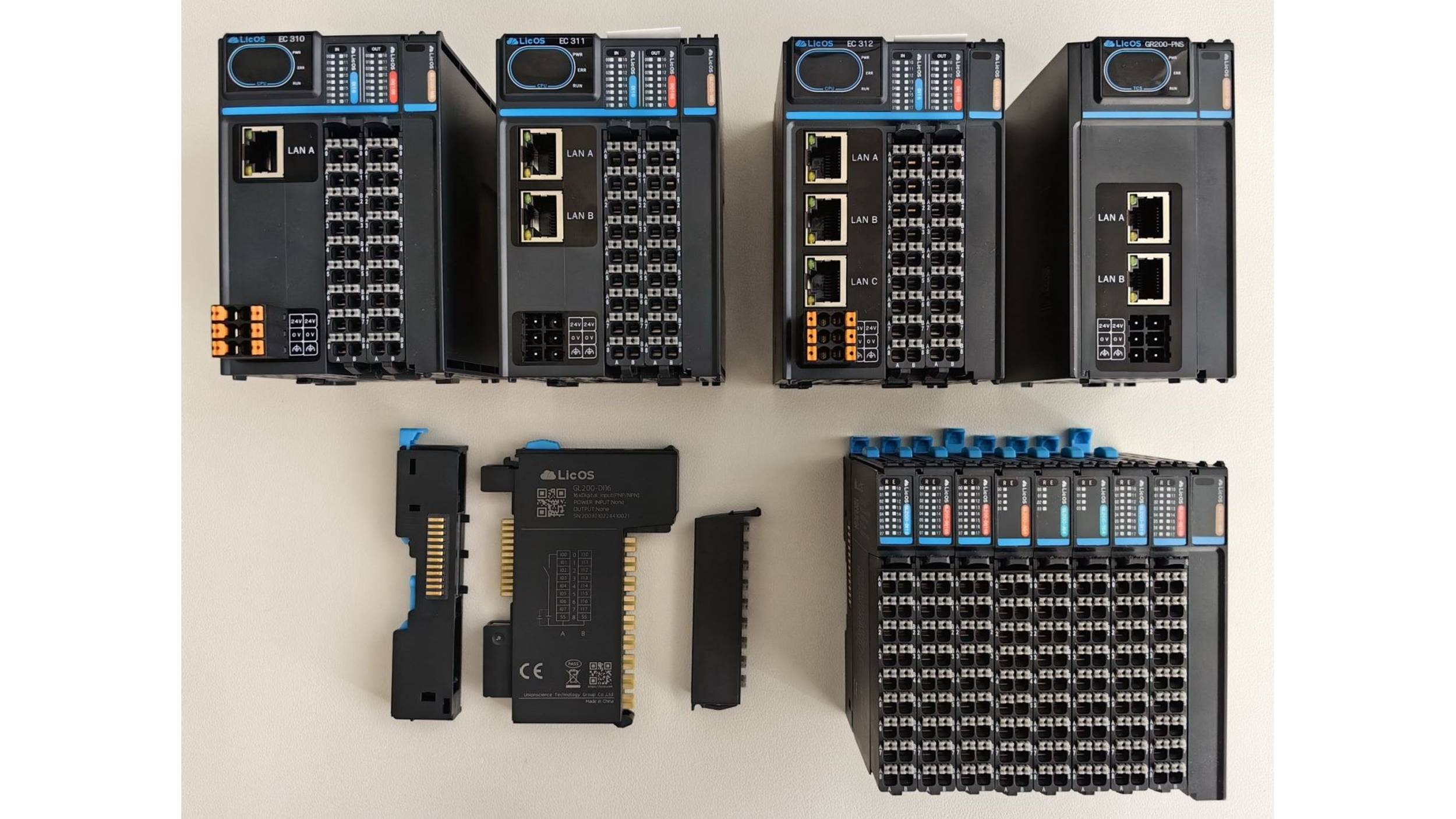 Обзор аппаратной части ПЛК Licos EC300 и ввода/вывода GL200