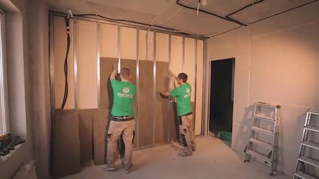 Звукоизоляция перегородки материалами МаксФорте