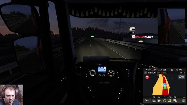 Euro Truck Simulator 2 сезон 14 серия 6 Тракерс МП ночная европа
