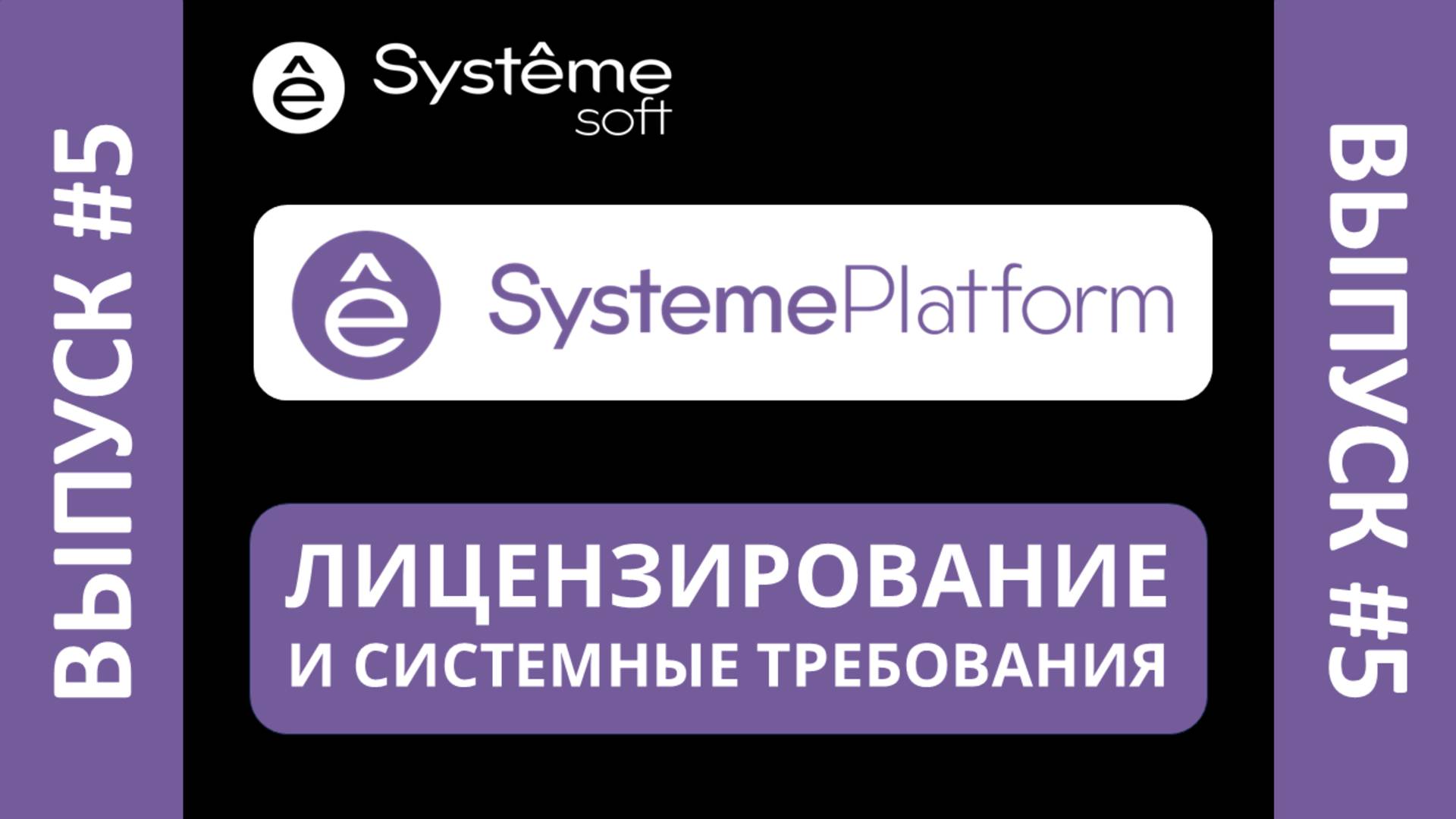 SystemePlatform: лицензирование и системные требования