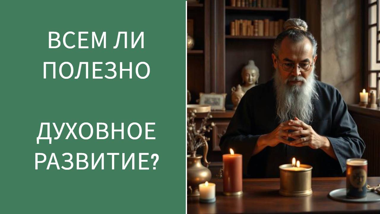 ВСЕМ ЛИ ПОЛЕЗНО ДУХОВНОЕ РАЗВИТИЕ?
