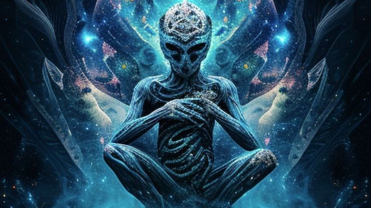 Alien meditation 🧘♀️🧘