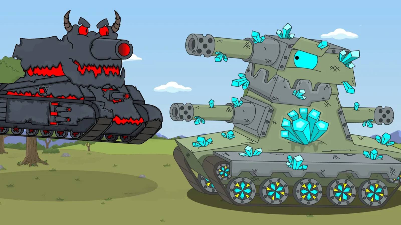 Левиафан пытается уничтожить магический танк!