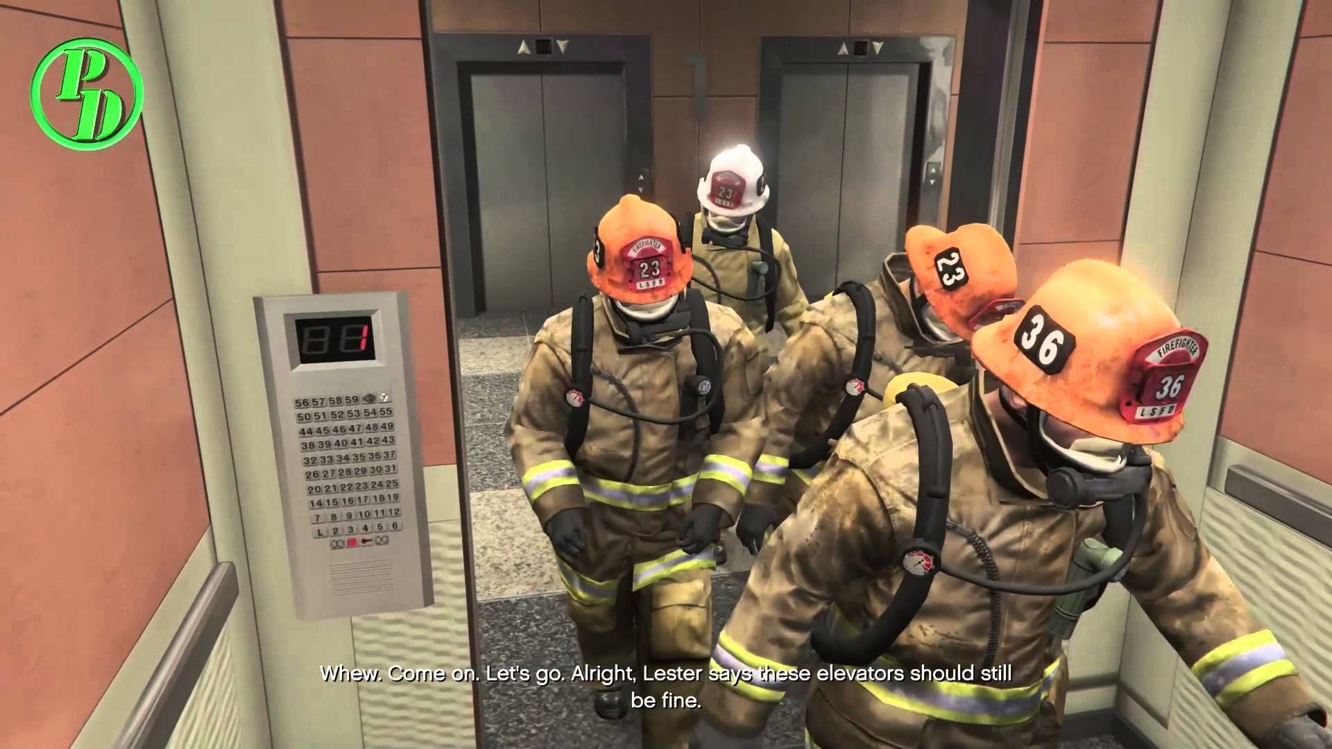 GTA 5. Русская озвучка!!! Налет на бюро. Вариант А Пожарные