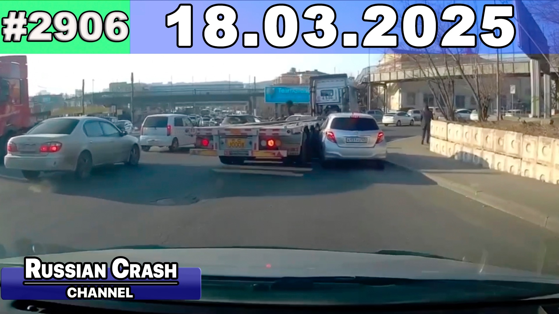 ДТП. Подборка на видеорегистратор за 18.03.2025 Март 2025