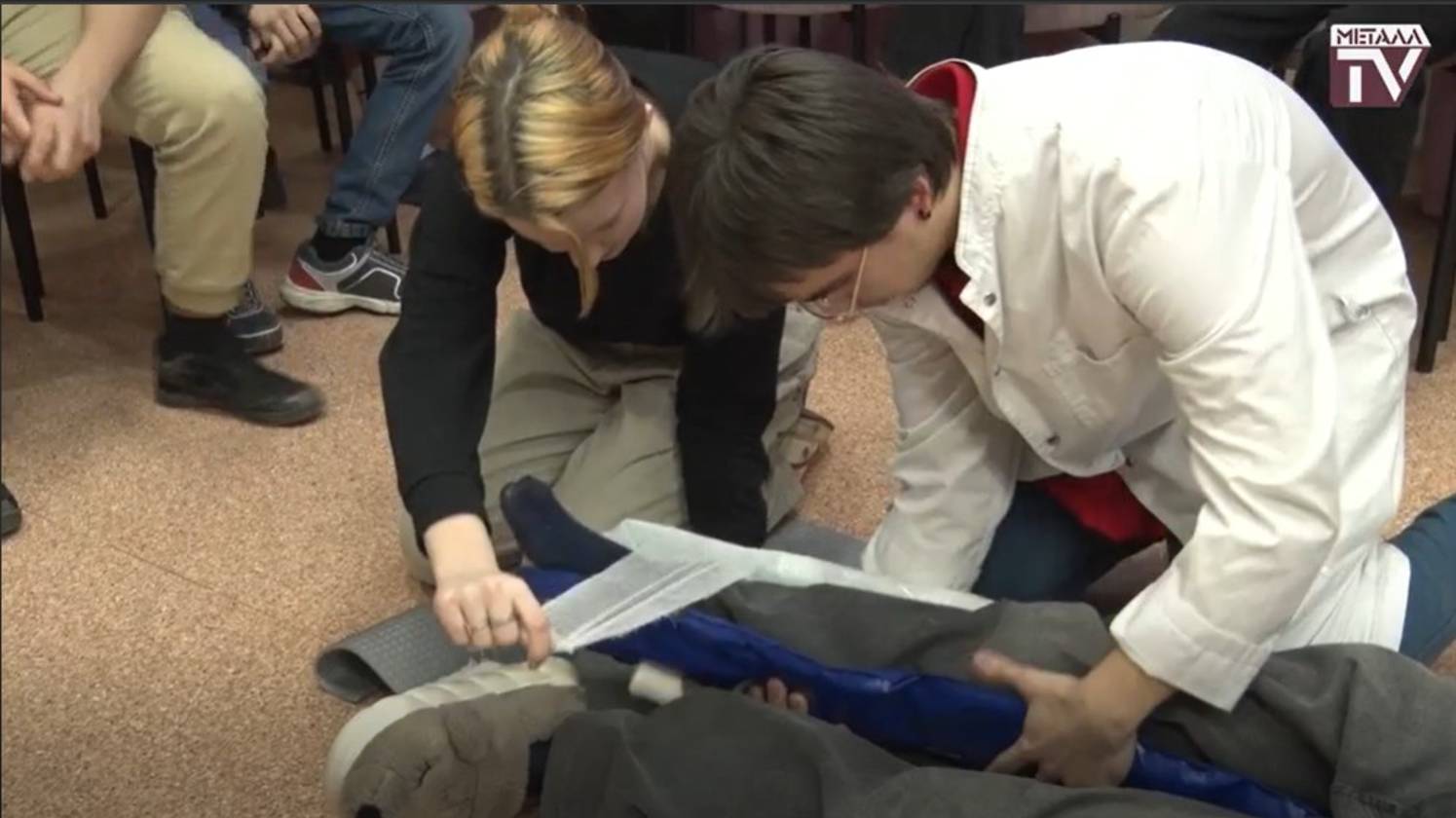 Практическое занятие "Оказание первой помощи" в ЦВСС № 9 (г. Колпино). 12 марта 2025 г.