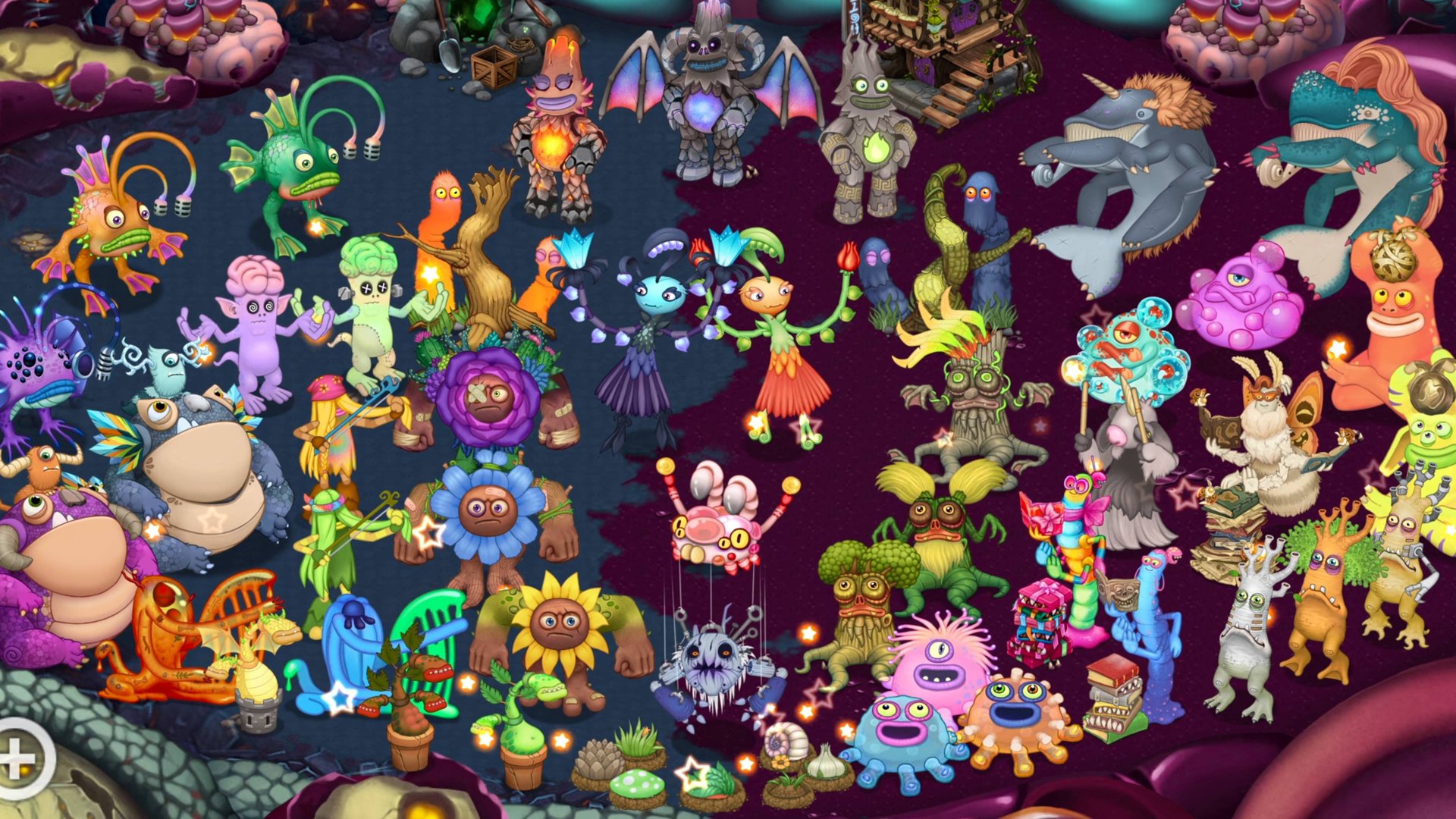 Зеркальный Остров Псионики / Mirror Psychic Island - без Крокуса (My Singing Monsters)