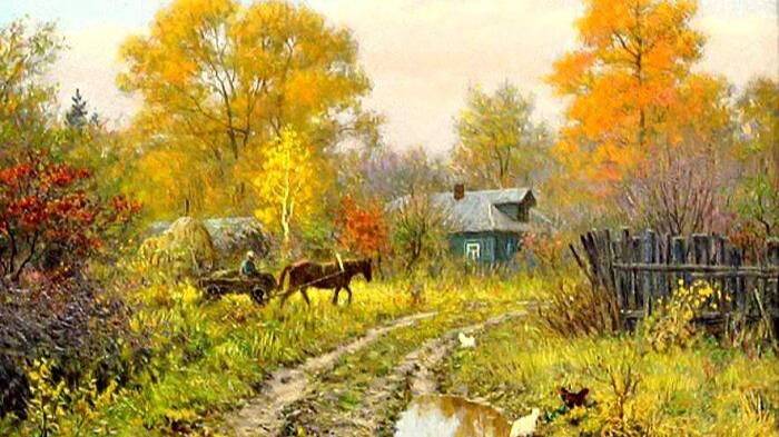 Троицкое , Алтай осенью