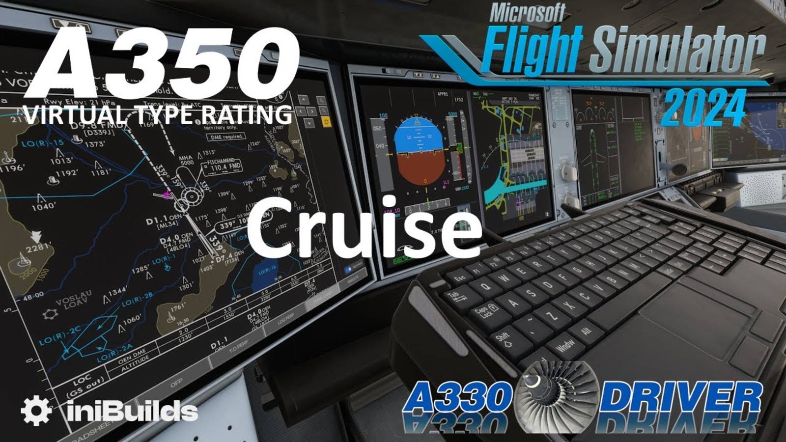 #09 iniBuilds A350 - Крейсерский полёт