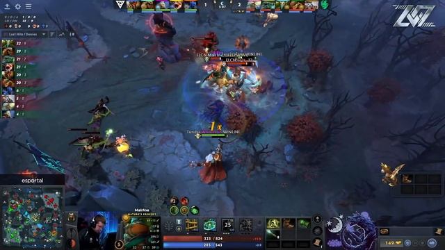 ПРИКАТИЛСЯ НА МИД #dota2  #PGL