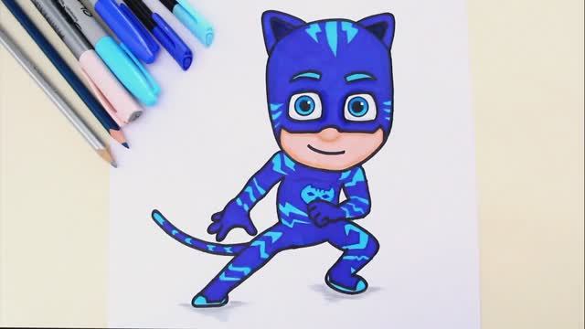 Как нарисовать КОТИКА (Герои в масках)