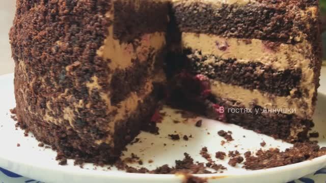 Торт Чёрный лес — шоколадный шедевр! 🍫🎂
