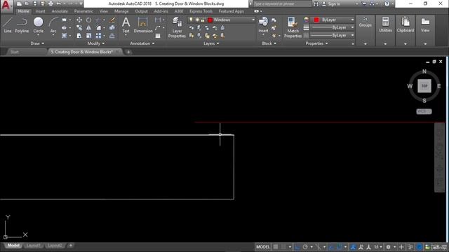 5 -Creating Door & Window Blocks