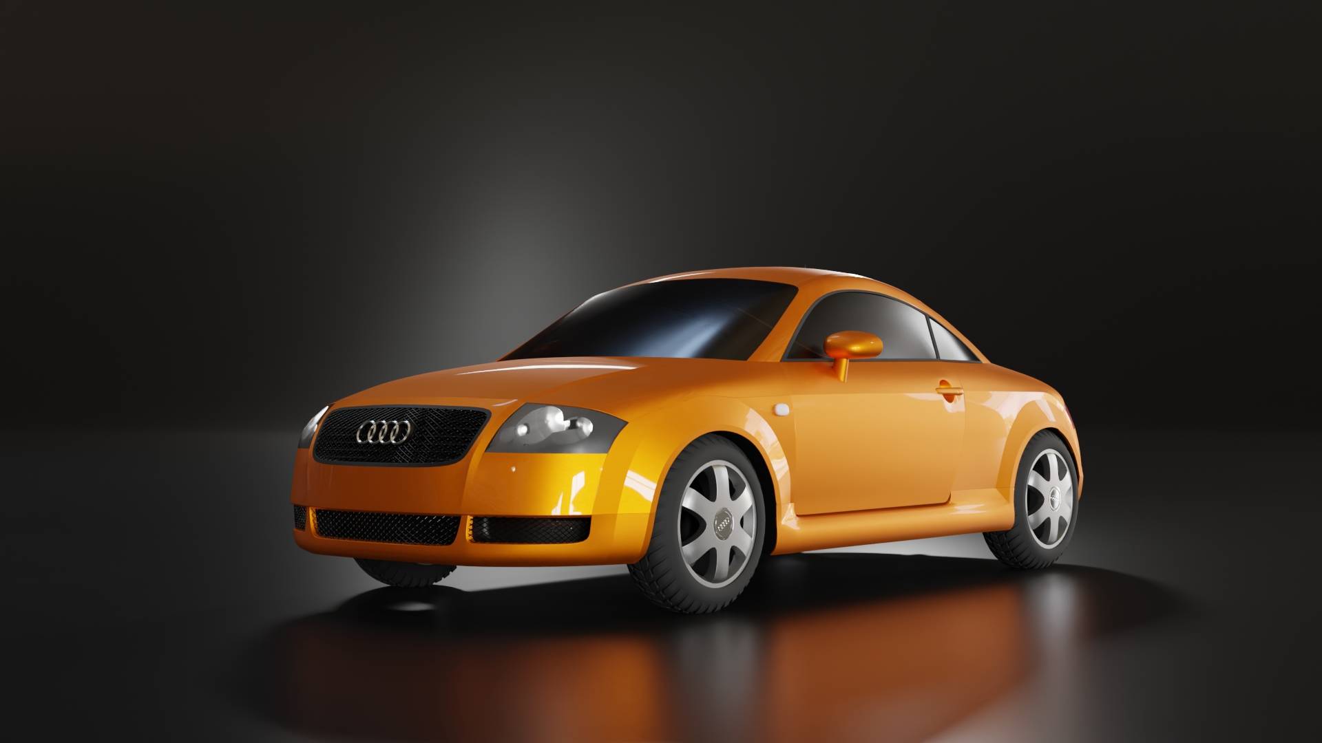 Audi TT в Blender