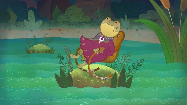 Летучая Мышь и Жаба. Мультфильм