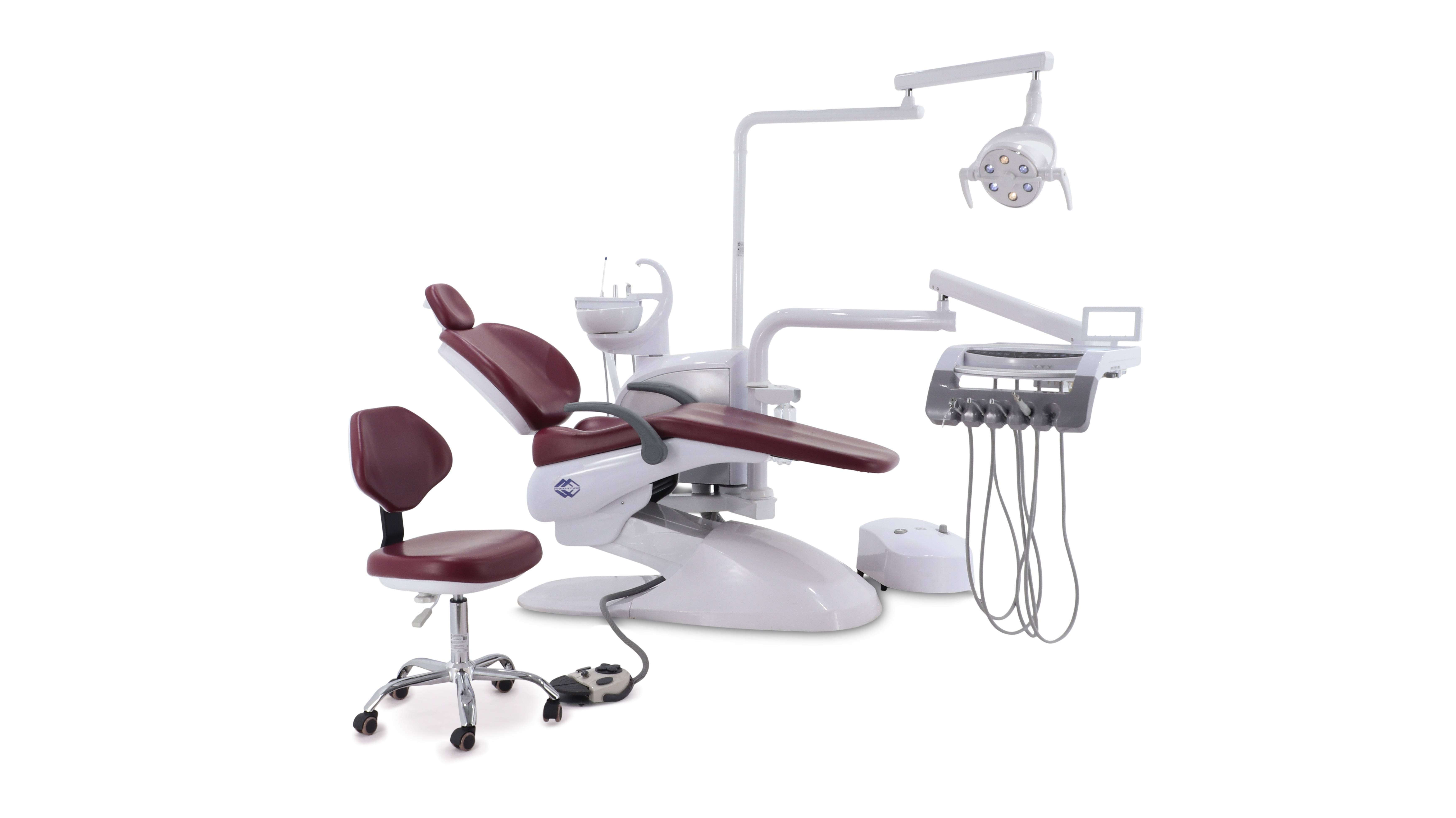 Стоматологическая установка Med-Mos CQ-217 с верхней подачей