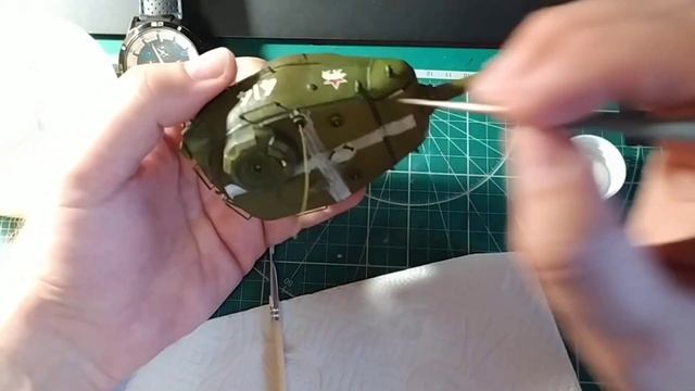 Как сделать опознавательные полосы на танке? | Таймлапс