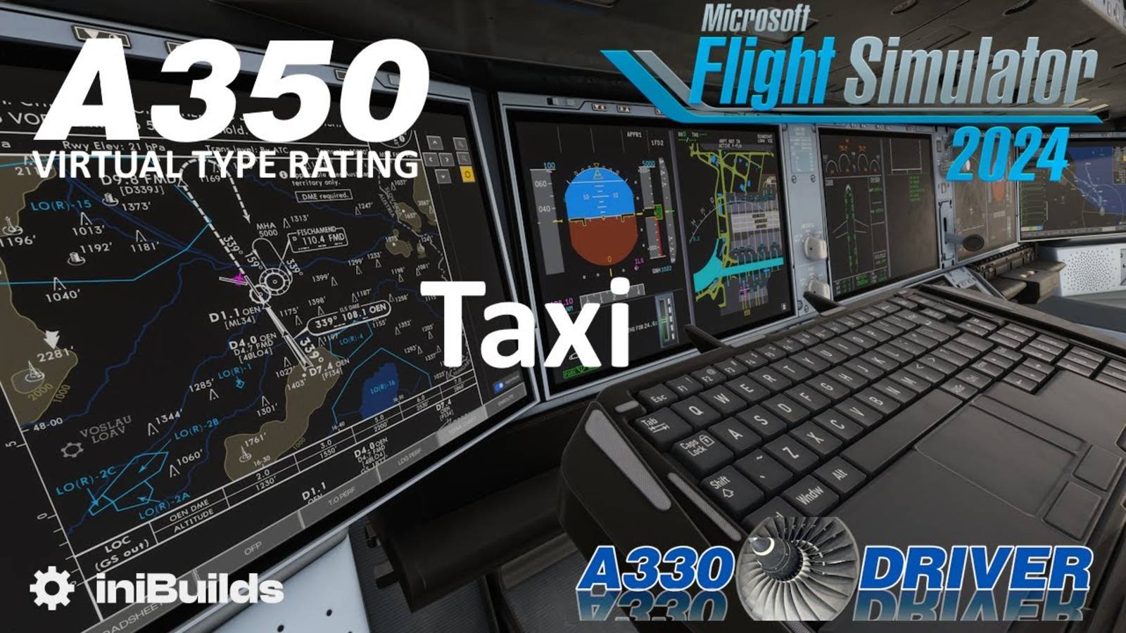 #06 iniBuilds A350 - Руление