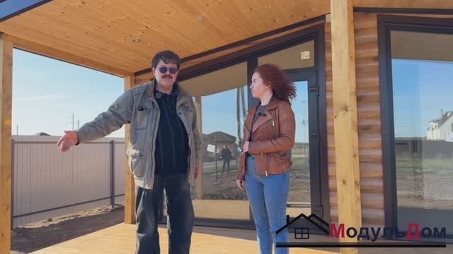 Дом 8х6м и терраса 6х2м