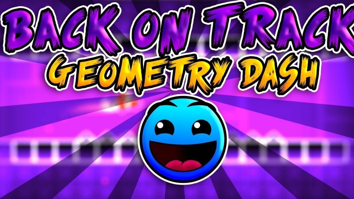 Прохождение уровня "Back on Track". 3 coins. Geometry dash.