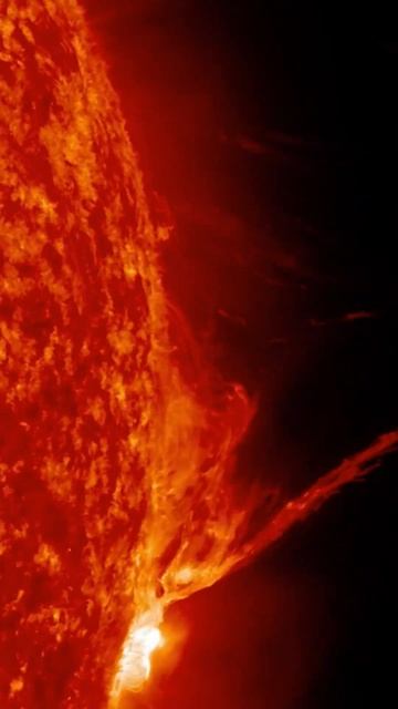 СОЛНЕЧНЫЕ ПРОТУБЕРАНЦЫ #shorts