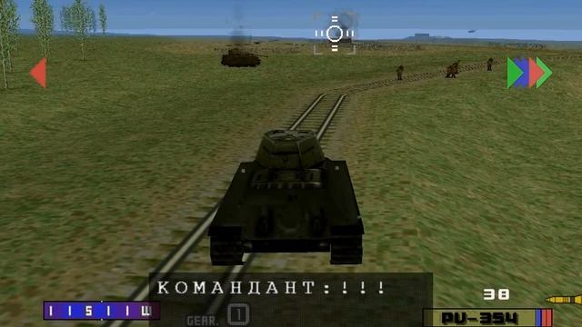 Panzer Front на Dreamcast -Null DC- МИССИЯ 08 Перекрёсток (Мгинская операция)