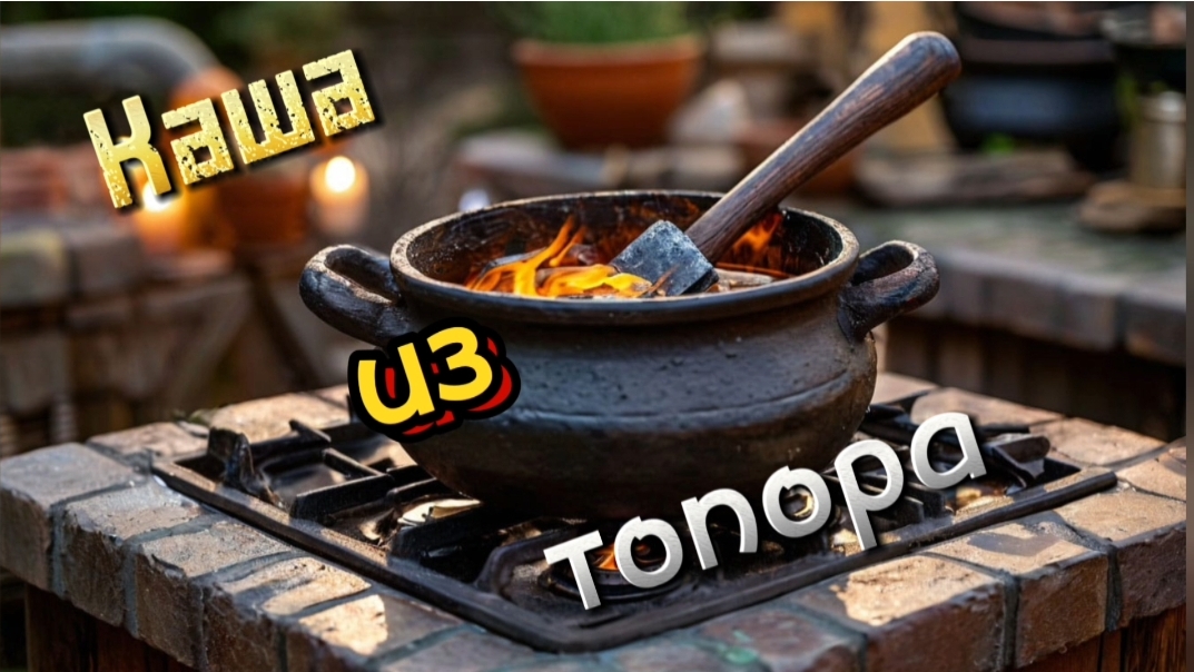 Каша из топора. Русская народная сказка, сказка на ночь, сказки для детей