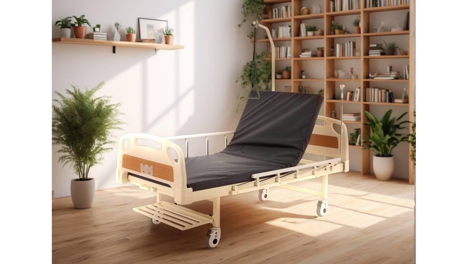 Кровать медицинская механическая Med-Mos Е-17В (ABS)