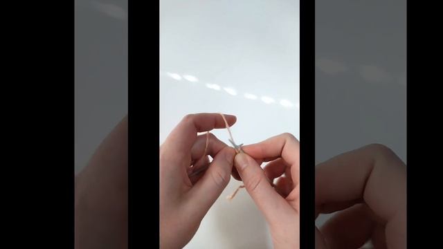 Как вязать мнимые косички для следков #вязание #спицами #мк