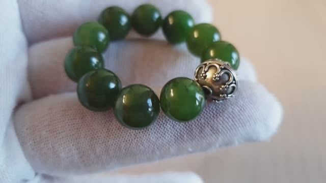 Перстные четки из нефрита 1/10