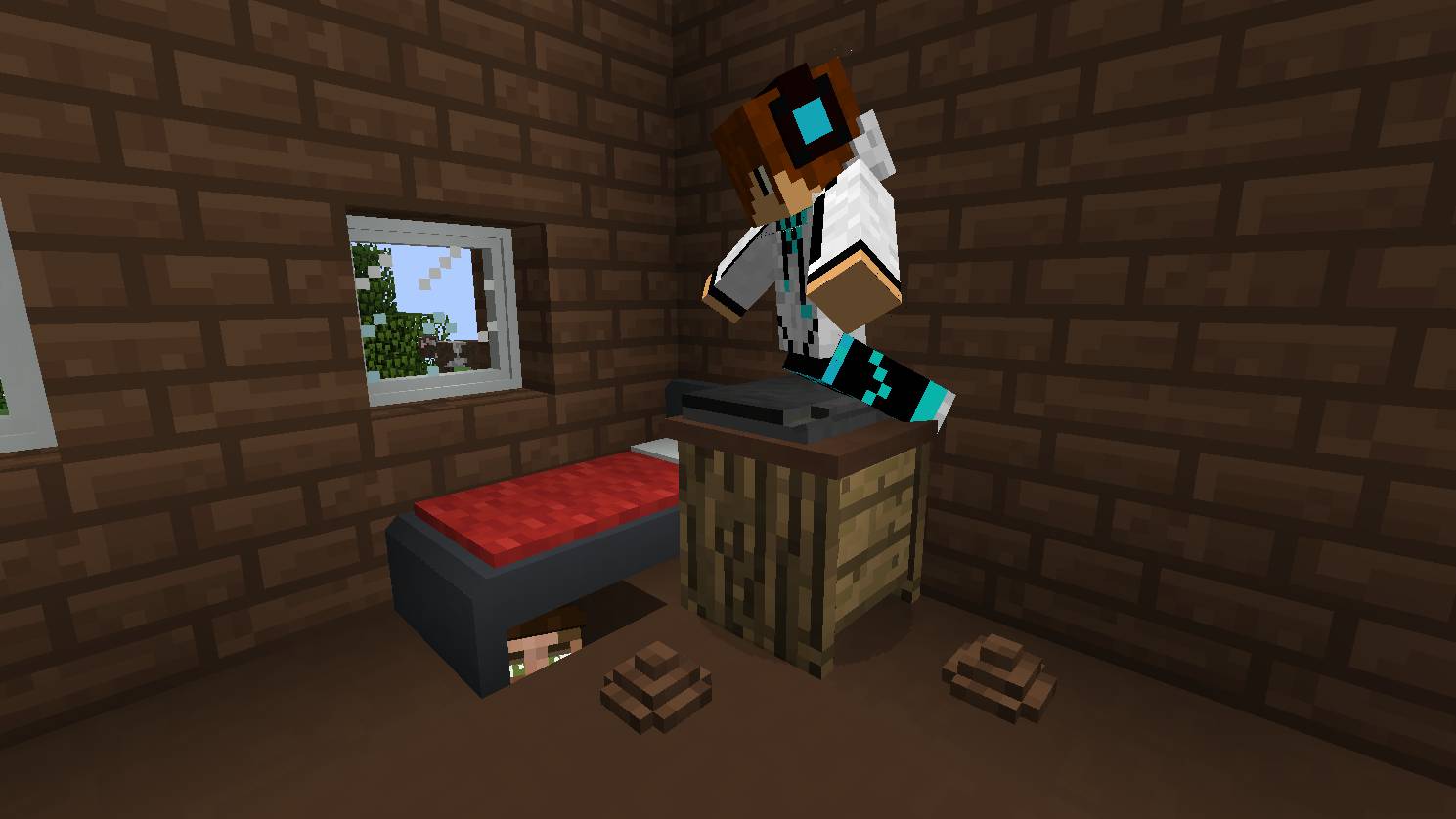 ПОЧЕМУ МОЙ ДОМ СТАЛ КАКАШЕЧНЫМ В МАЙНКРАФТ!?